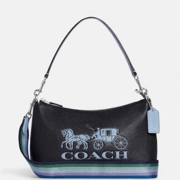 Coach | Bags | Coach Clara Shoulder Bag With Horse And Carriage | Poshmark